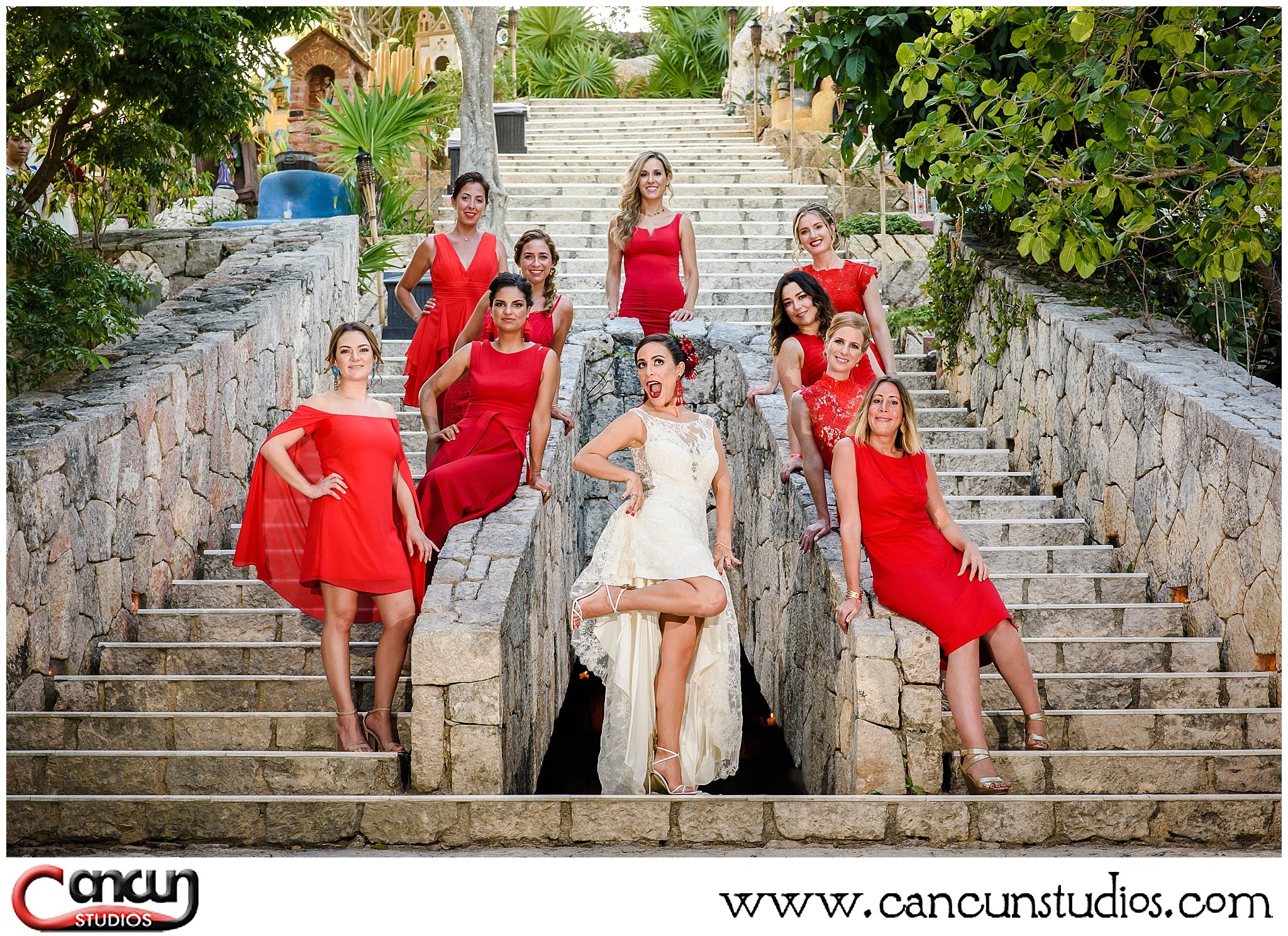 Xcaret Park Destination Wedding - Cancun Studios Photographers